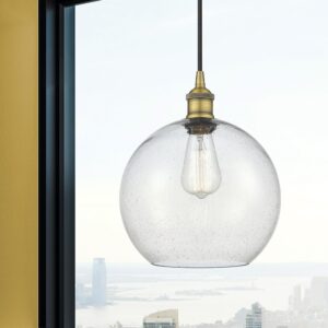 Athens Deco Swirl - 1 Light Mini Pendant in Industrial Style-12.75 Inches Tall and 10 Inches Wide-Oil Rubbed Bronze Fini