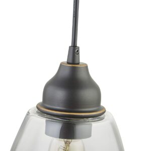 WISBEAM Pendant Lighting Fixture, Hanging Ceiling Lights with E26 Medium Base Max. 60 Watts, ETL Rated, Bulbs not Included, Bronze, 2-Pack