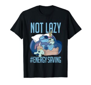 disney lilo & stitch not lazy energy saving t-shirt