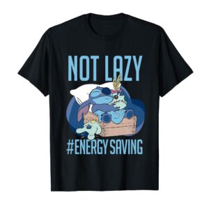 Disney Lilo & Stitch Not Lazy Energy Saving T-Shirt