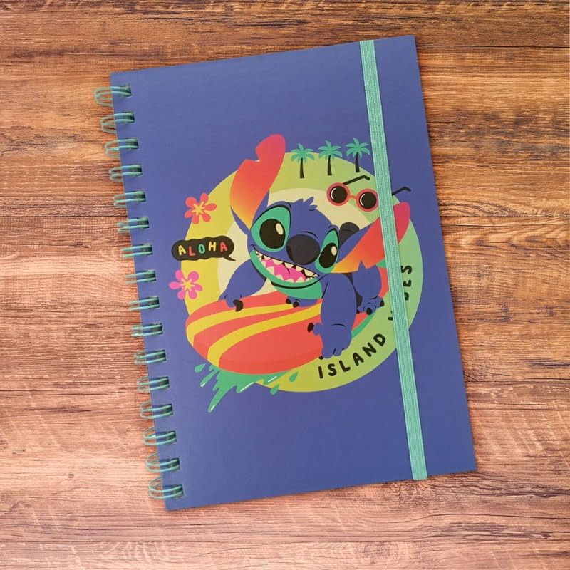 Pyramid International Disney Lilo and Stitch Wiro Notebook (Acid Pops Design) A5 Writing Book and Journal, Lilo and Stitch Gifts for Girls, Boys, Women and Men - Official Merchandise