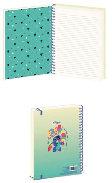 Pyramid International Disney Lilo and Stitch Wiro Notebook (626 Flavours Design) A4 Writing Book and Journal, Lilo and Stitch Gifts for Girls, Boys, Women and Men - Official Merchandise