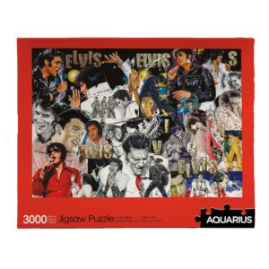 aquarius elvis puzzle (3000 piece jigsaw puzzle) - officially licensed elvis presley merchandise & collectibles - glare free - precision fit - 32 x 45 inches