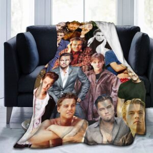 blanket leonardo dicaprio soft and comfortable wool fleece throw blankets for sofa office car camping yoga travel home decoration cozy plush beach blanket gift