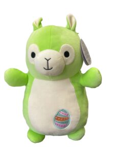 squishmallows hug mees 14" jim the alpaca with egg