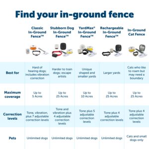 PetSafe Basic In-Ground Pet Fence – Two Dog System - from the Parent Company of INVISIBLE FENCE Brand - Underground Electric Pet Fence System with 2 Waterproof and Battery-Operated Training Collars