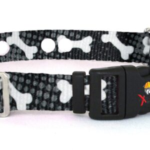 Small Black Bones Replacement Containment and Training Dog Collar Strap with RFA-67 Batteries - Compatible with Most PetSafe In-Ground Fence, Wireless Fence Receiver, and Training Collars (Bundle 2)