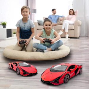 RASTAR RC Car 1/14 Scale 2.4Ghz Lamborghini Sian FKP 37 Radio Remote Control R/C Toy Car Model Vehicle (Red)