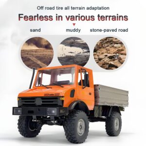 KAROYD RC Unimog Army (USSR) Truck LD-1201 1/12 2.4G 5CH Climbing Military Truck Model Vehicle (Updated RTR Version)