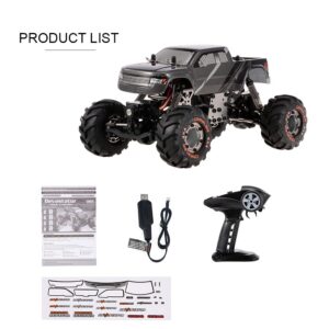 Goolsky HBX 2098B 1/24 2.4GHz 4WD 4WS Devastator Rock Crawler RTR with Double Servo Off-Road RC Car,unisex-children