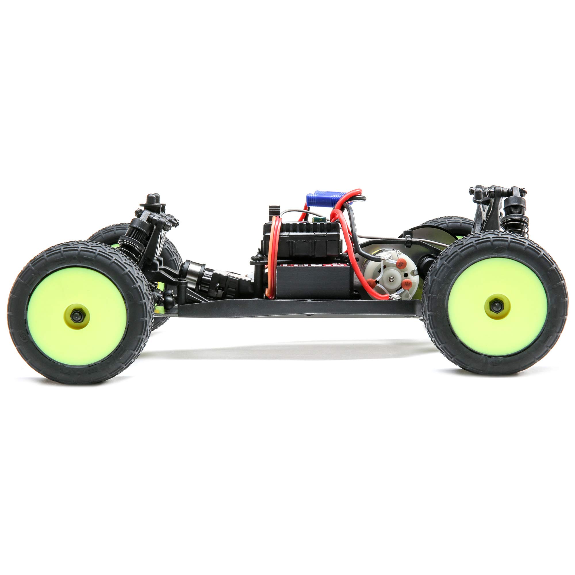 Losi 1/18 Mini-T 2.0 2 Wheel Drive Stadium RC Truck Brushed Ready to Run Battery Receiver Charger and Transmitter Included Gray/White LOS01015T3