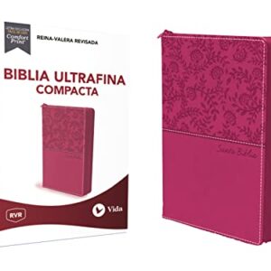 RVR77, Santa Biblia Ultrafina Compacta, Leathersoft con Cierre, Rosado (Spanish Edition)