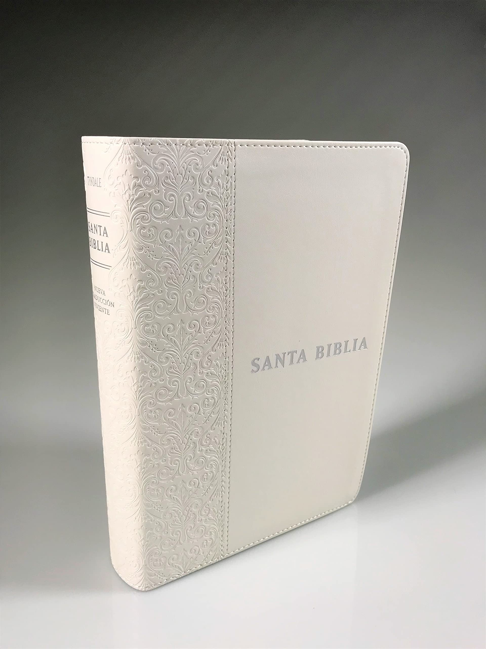 Santa Biblia NTV, Edición personal, letra grande (SentiPiel, Blanco, Letra Roja) (Spanish Edition)