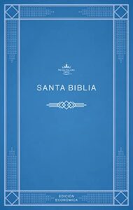 rvr 1960 biblia edición económica, azul tapa rústica | rvr 1960 economic bible blue paperback (spanish edition)