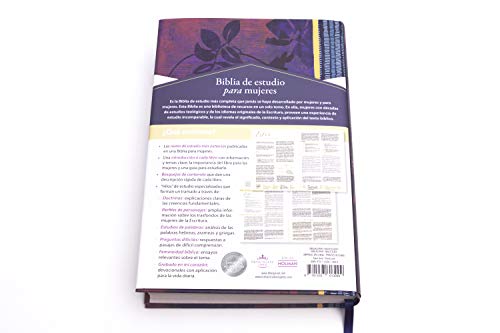 Biblia Reina Valera 1960 de Estudio para Mujeres, Tapa dura | RVR 1960 Women Study Bibl, Hardcover (Spanish Edition)