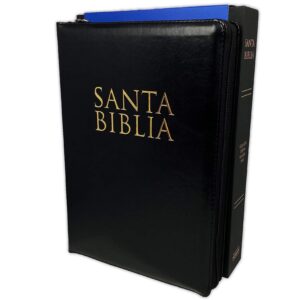 biblia letra super gigante en español reina valera 1960 con estuche de proteccion edicion especial cierre y indice / super giant large print bible rvr 1960 , black, with index (spanish edition)