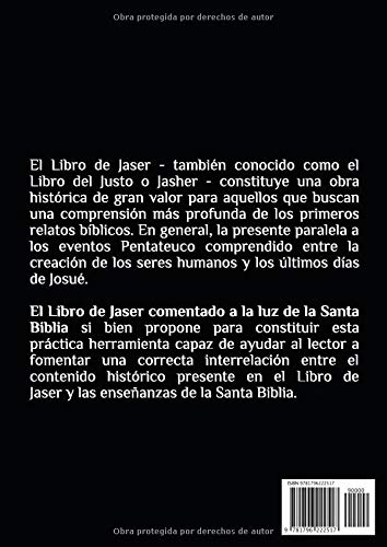 EL LIBRO DE JASER COMENTADO A LA LUZ DE LA SANTA BÍBLIA (Spanish Edition)