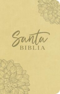 santa biblia ntv, edición ágape, flor (sentipiel, beige) (spanish edition)