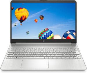 hp 15.6" hd busienss laptop newest, 6-core amd ryzen 5 5500u(up to 4.0ghz), 8gb ram, 256gb ssd, usb-a&c, wifi, fast charge, windows 11 + gm accessory, silver