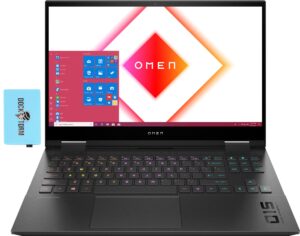 hp omen 15 gaming & entertainment laptop (intel i7-10750h 6-core, 16gb ram, 512gb pcie ssd, nvidia rtx 3070, 15.6" full hd (1920x1080), wifi, bluetooth, win 10 pro) with hub