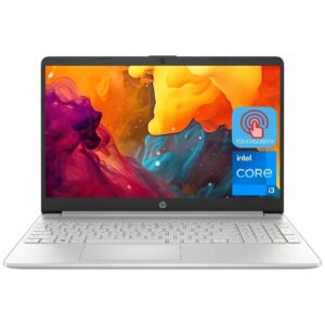 hp 2023 newest laptop, 15.6 inch hd touchscreen, intel core i3-1215u (up to 4.4ghz, beats i5-1135g7), 16gb ram, 2tb ssd, intel uhd graphics, wifi, bluetooth, long battery life, windows 11 home