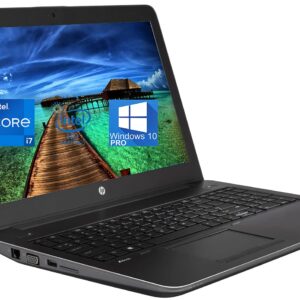 HP 15.6 ZBook 15 G3 Mobile Workstation Laptop - Intel i7-6820HQ - 16GB RAM, 512GB NVMe SSD - Webcam, HDMI, VGA, AC Wi-Fi, Bluetooth, SD Card - Windows 10 Pro (RENEWED)