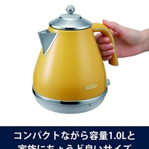 DeLonghi KBOC1200J-Y [Electric kettle Icona Capitals New York yellow] Japan Import