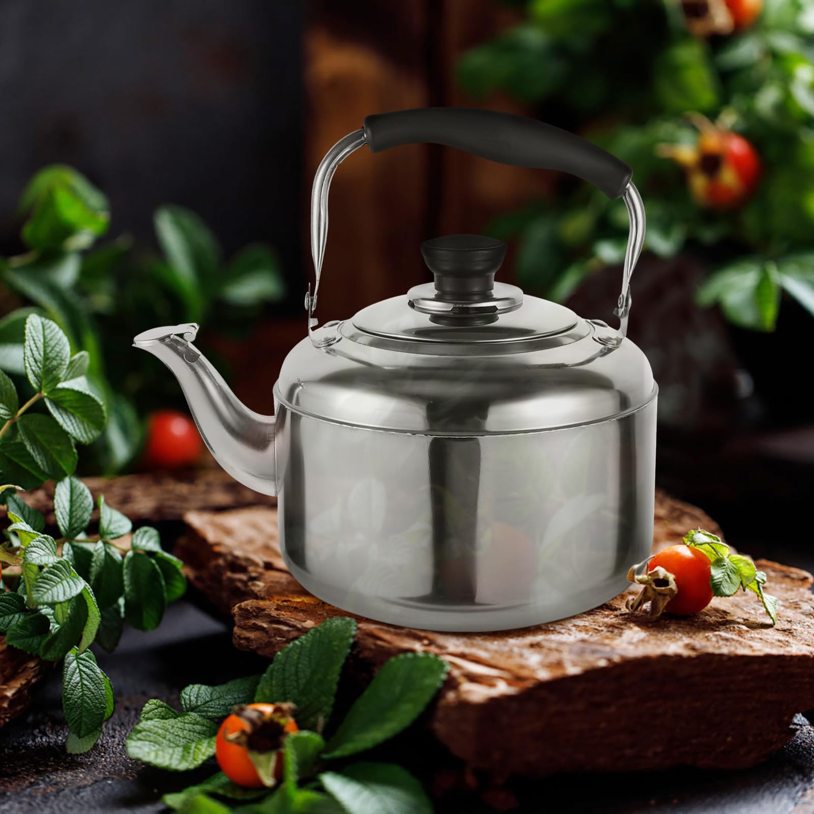 SHERCHPRY Mirror Electric Tea Kettle Stovetop Tea Kettle Stainless Steel Tea Pot pour over Coffee Kettle Whistling Teakettle Teapot Hot Water Boiler for Stove Tea Kettle Electric Electric Tea Kettle