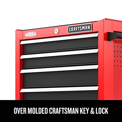 CRAFTSMAN Rolling Tool Chest, 26-inch, 5-Drawer, Workshop Tool Storage with Wheels (CMST32752RB)