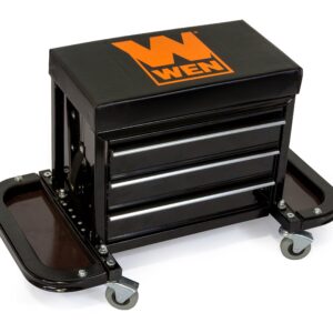 WEN GG1350 350-Pound Capacity Garage Glider Rolling Tool Chest Seat