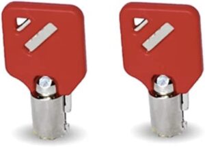 compatible with husky milwaukee & steel glide r14 keys tool box tool chest replacement lock keys, 2 (r14) key, compatible with husky milwaukee & steel glide toolboxes red (r14)