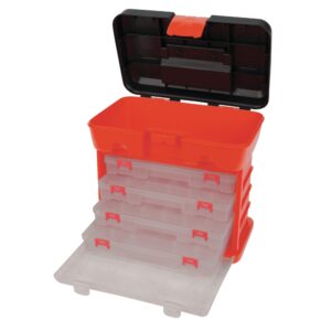 Performance Tool W54042 Plastic Rack System Tool Box with 4 Organizers