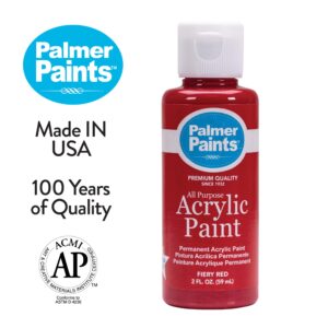 Palmer 2oz 16 Color Acrylic Paint Set, Perfect Color Selection