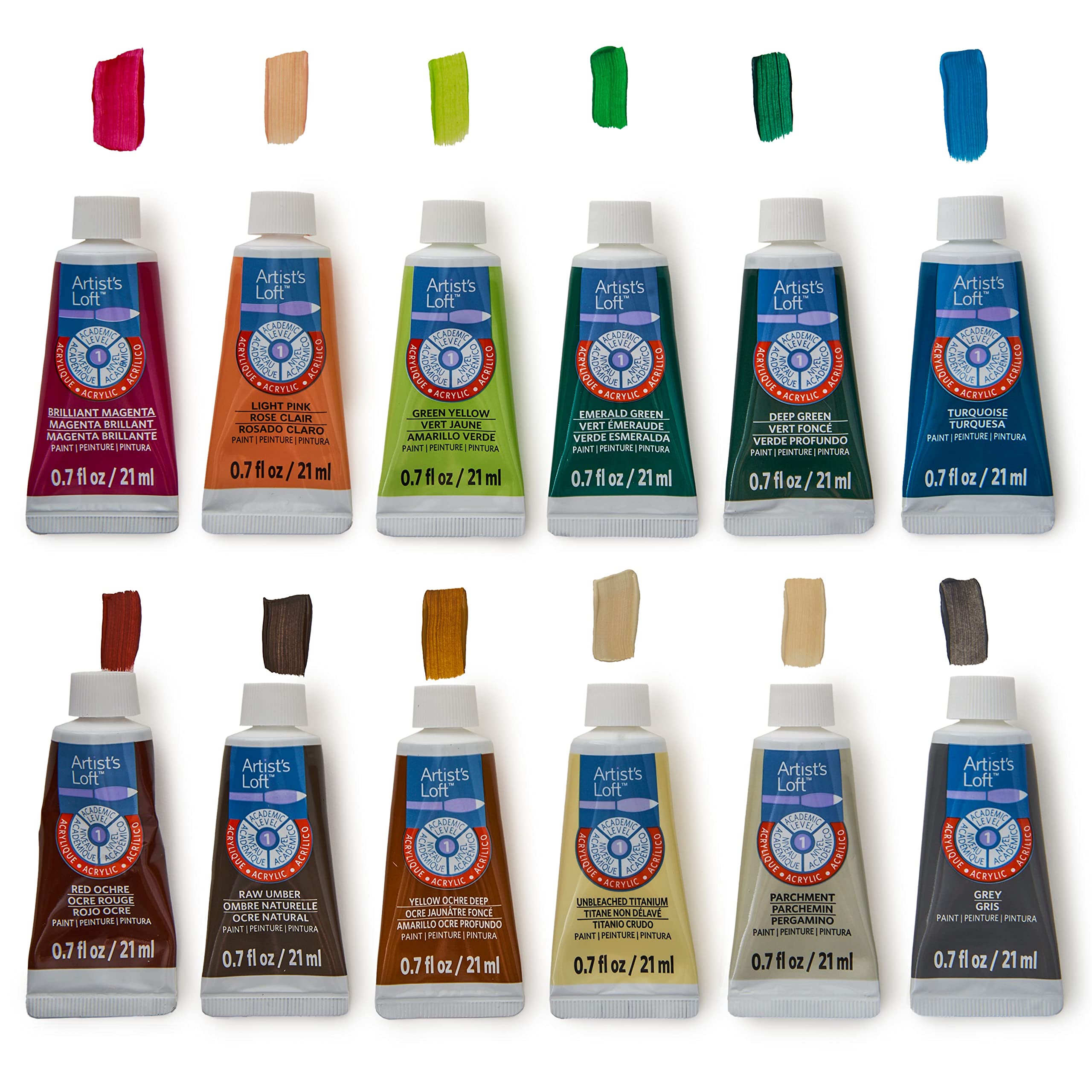 Artist's Loft Acrylic Paint Tube Set, 48 Count