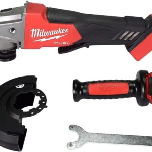 Milwaukee 2880-20 M18 FUEL Brushless Lithium-Ion 4-1/2 in. / 5 in. Cordless Small Angle Grinder with No-Lock Paddle Switch (Tool Only)