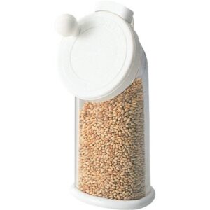 1 x new asvell plastic sesame grinder made in japan, white