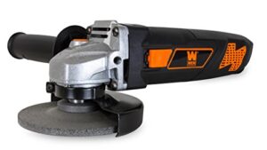 wen 944 7-amp angle grinder, 4-1/2", grey,black,orange