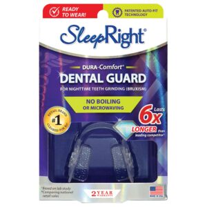 sleepright dura-comfort dental guard – mouth guard to prevent teeth grinding