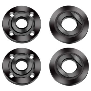 aienxn 4pcs (2 sets) 5/8-11 grinder nuts grinder flange replacement parts compatible with milwaukee makita dewalt metabo grinder parts q-053