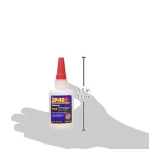 FastCap 2P-10 Professional Thick Wood Adhesive Glue - Ideal for Wood Works - All Purpose Application - 4000 PSI Tensile & Sheer - 2 oz. - 80208