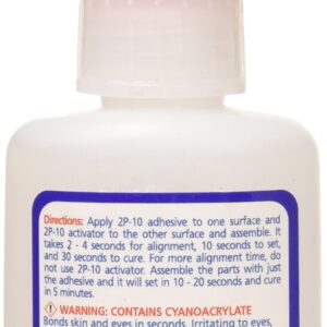 FastCap 2P-10 Professional Thick Wood Adhesive Glue - Ideal for Wood Works - All Purpose Application - 4000 PSI Tensile & Sheer - 2 oz. - 80208