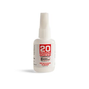 stewmac super glue, no. 20 medium, 1 oz.