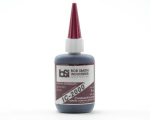 bob smith industries bsi-118 ic-2000 rubber toughened ca glue, 1 oz, black