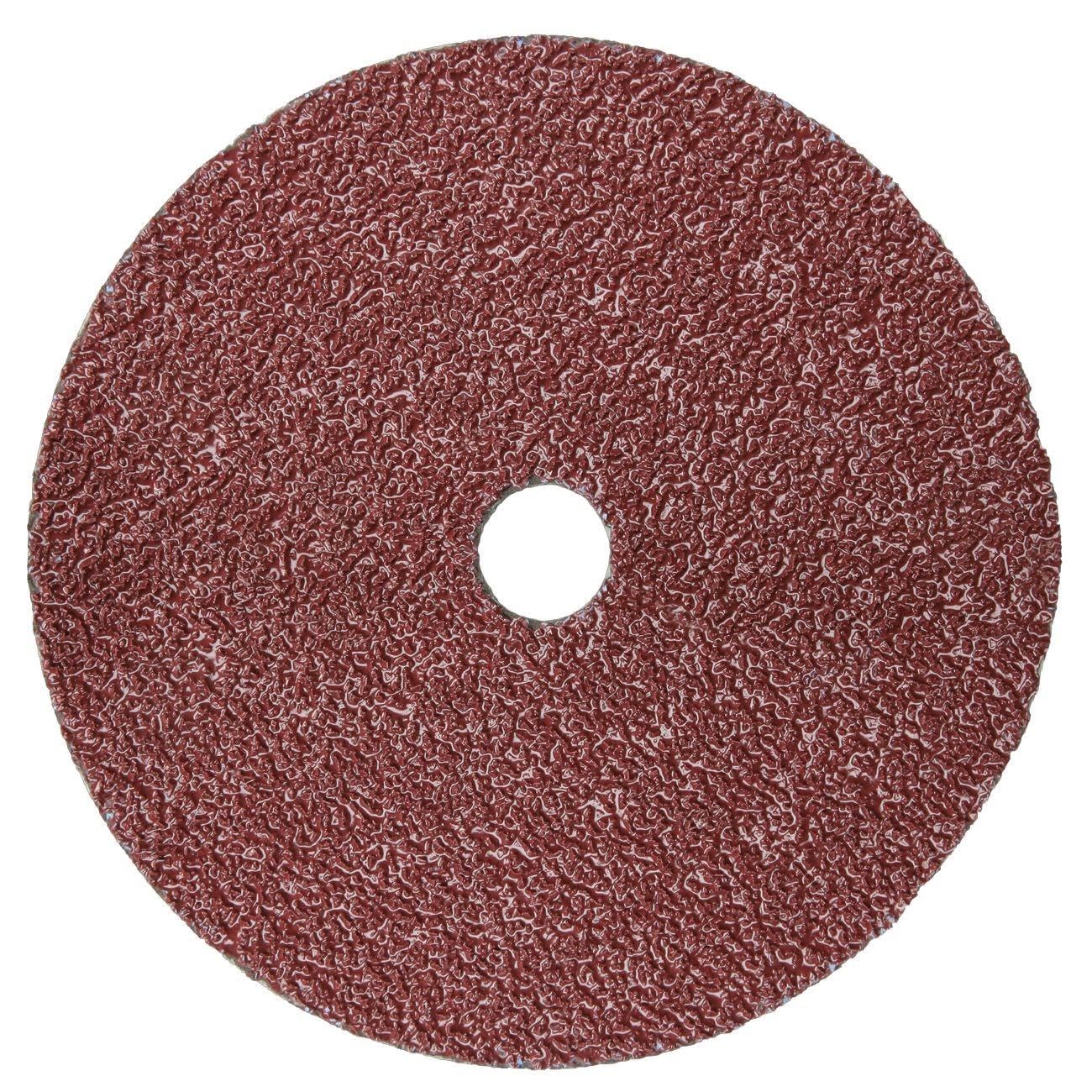 3M 982C-36 Ceramic Abrasive Material, 7" Disc Diameter, 36 Grit Abrasive Disc (Pack of 25)