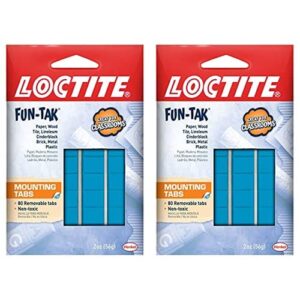 loctite home and office 2-ounce fun-tak mounting putty tabs by henkel corporation (pack of 2)