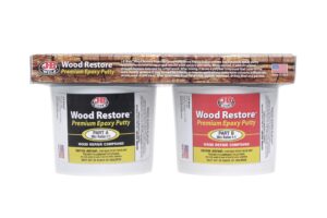 j-b weld 40007 wood restore premium epoxy putty kit - 64 oz.