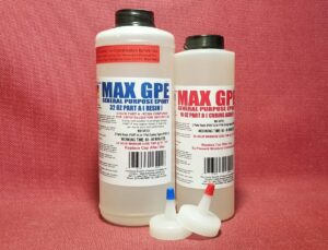 max gpe a/b epoxy resin injectable glue for rv panel delamination, harden soggy floor, stabilize wood rot, sealer & waterproofing coating, fiberglassing resin