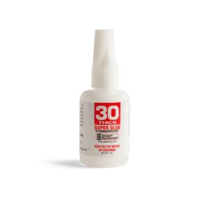 stewmac super glue, no. 30 thick, 1 oz.