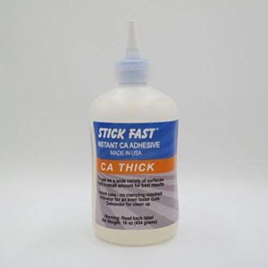 stick fast ca quick set adhesive thick 16 oz