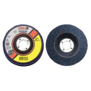 flap discs, z3-100% zirconia, xl, 4 1/2", 60 grit, 7/8 arbor, 13,300 rpm, t27 (10 pack)